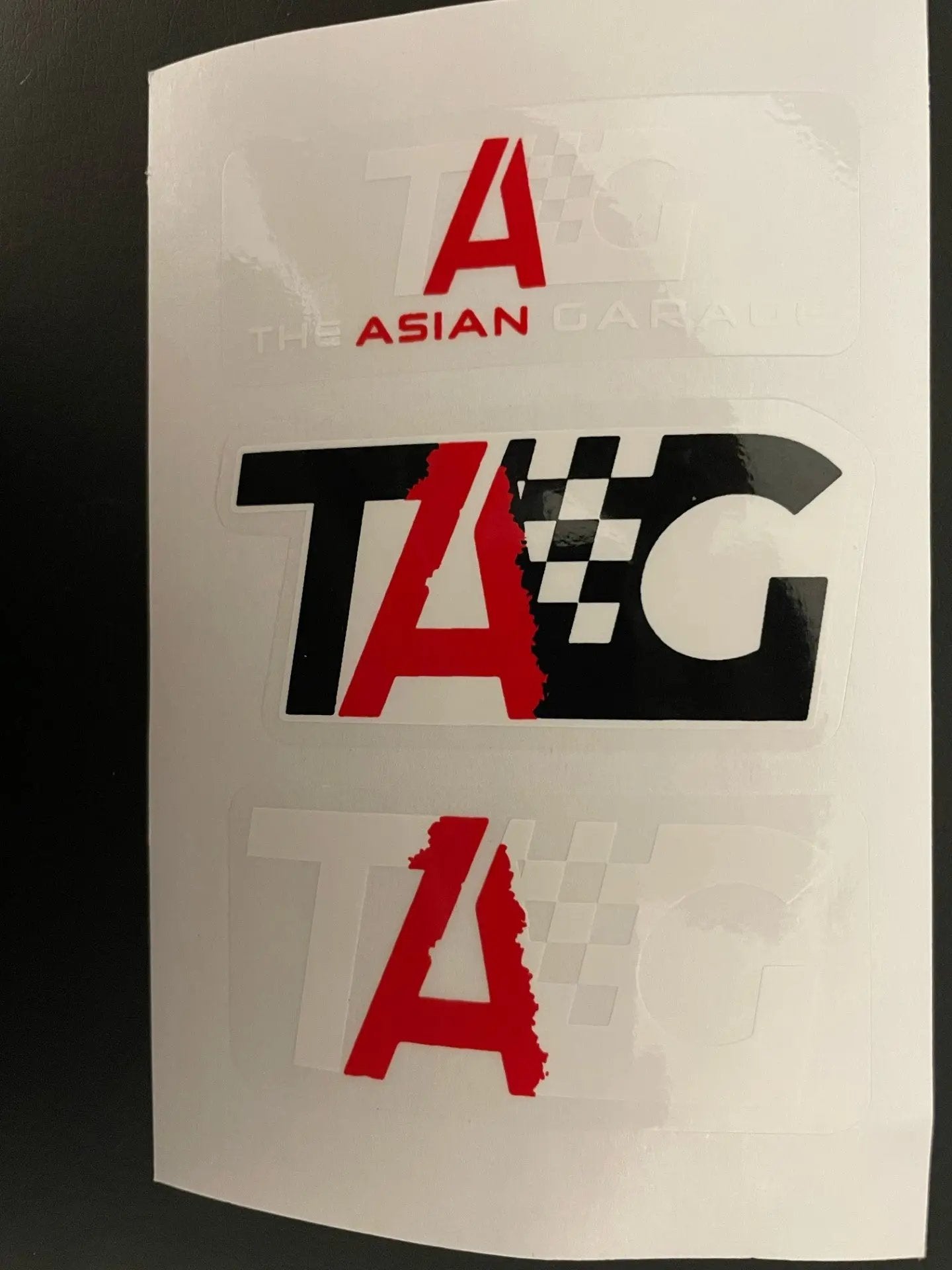 TAG Decals (Set of 2) | UV/Waterproof Car Stickers